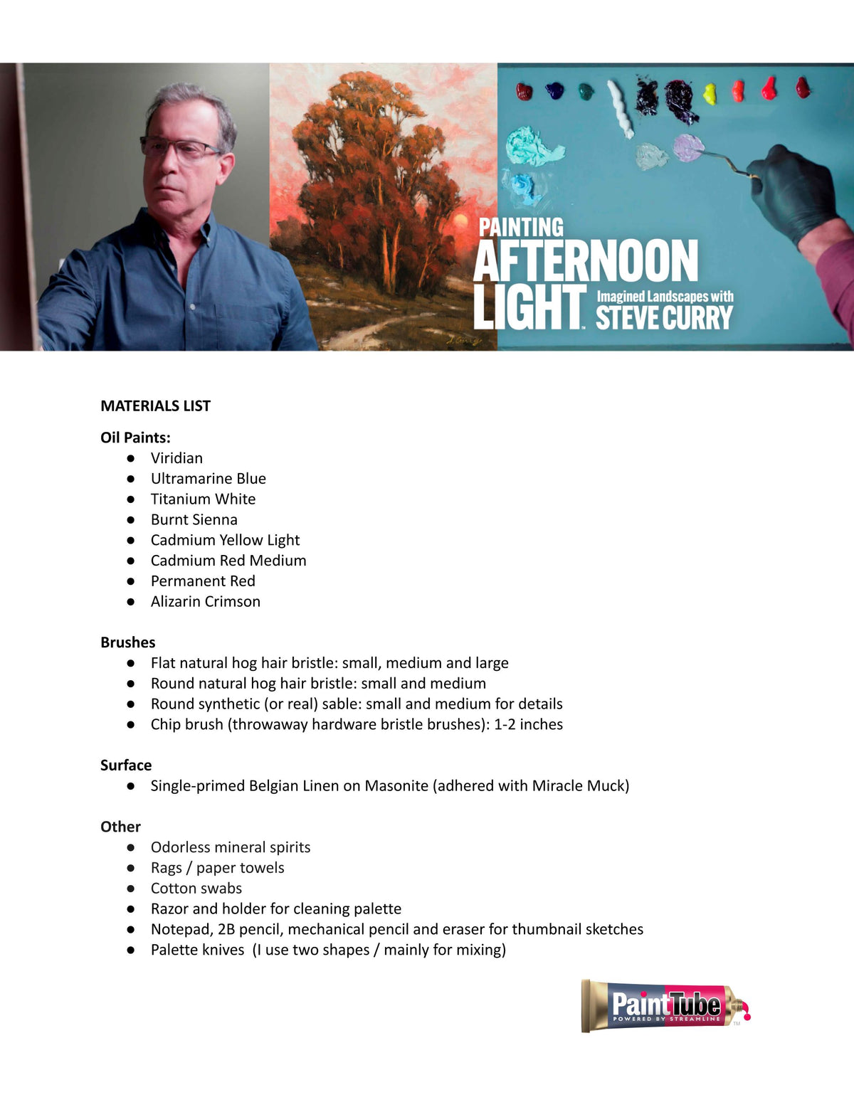 Steve Curry: Painting Afternoon Light: Imagined Landscapes - PaintTube.tv