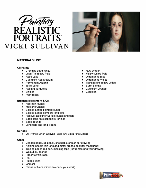 Vicki Sullivan: Painting Realistic Portraits - PaintTube.tv