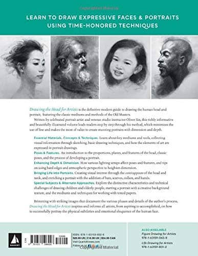 Oliver Sin Softcover Book: Drawing The Head For Artists - PaintTube.tv