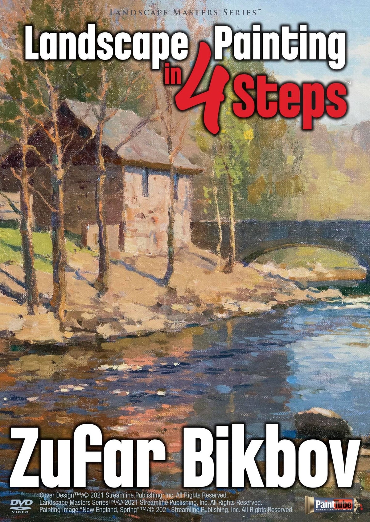 Zufar Bikbov: Landscape Painting in 4 Steps - PaintTube.tv