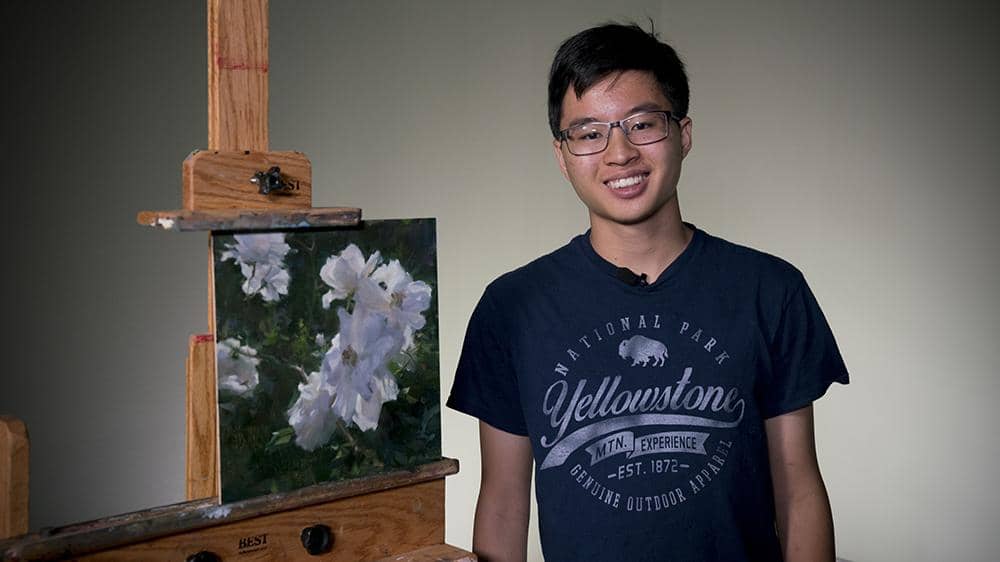 Kyle Ma: Painting Roses - PaintTube.tv