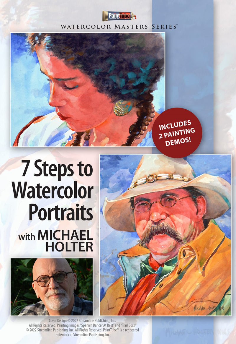 Michael Holter: 7 Steps to Watercolor Portraits - PaintTube.tv
