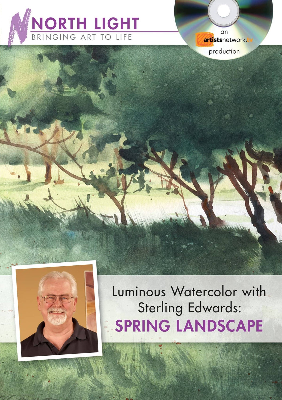 Sterling Edwards: Spring Landscape - Luminous Watercolor - PaintTube.tv