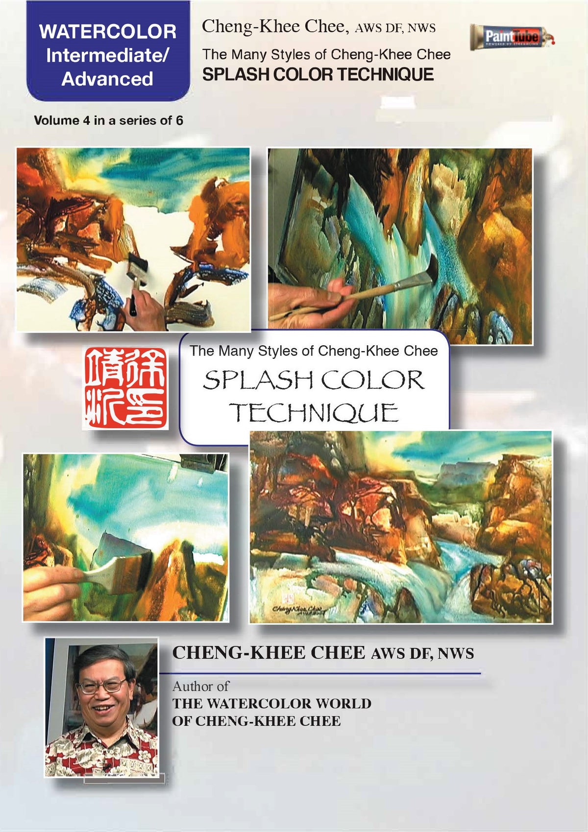 Cheng-Khee Chee: Splash Color Technique - PaintTube.tv