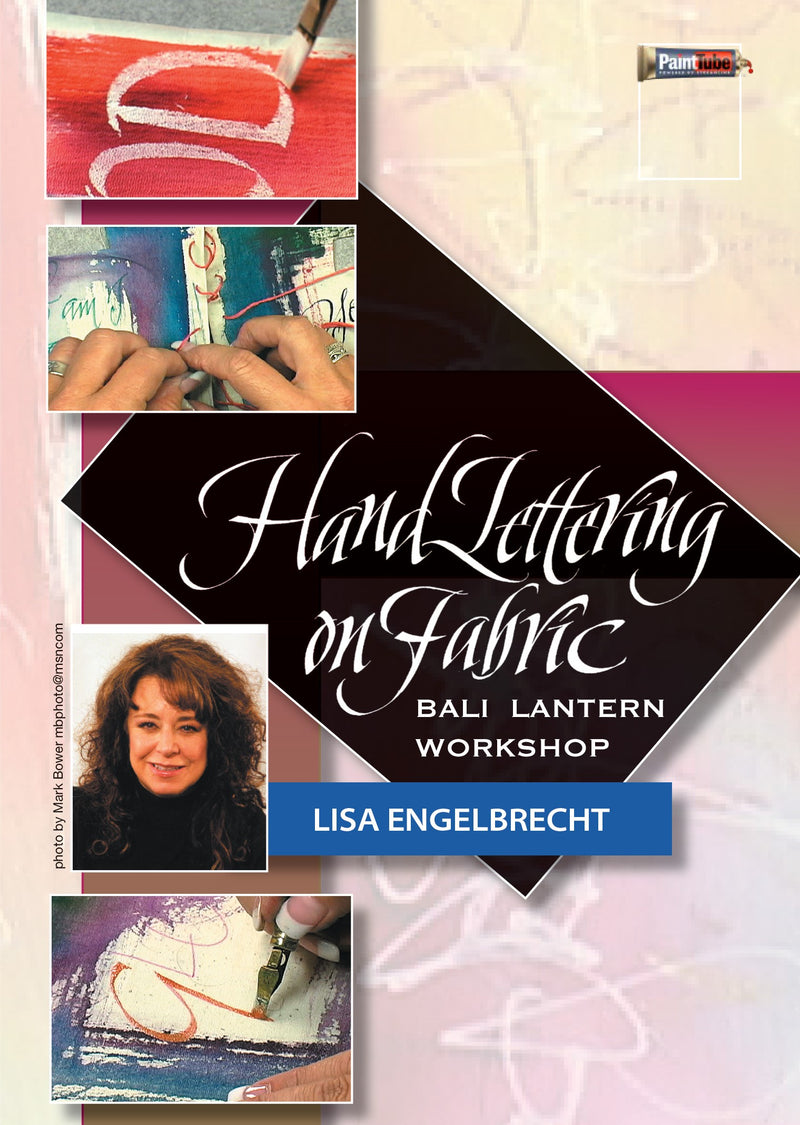 Lisa Engelbrecht: Hand Lettering on Fabric - Bali Lantern Workshop ...
