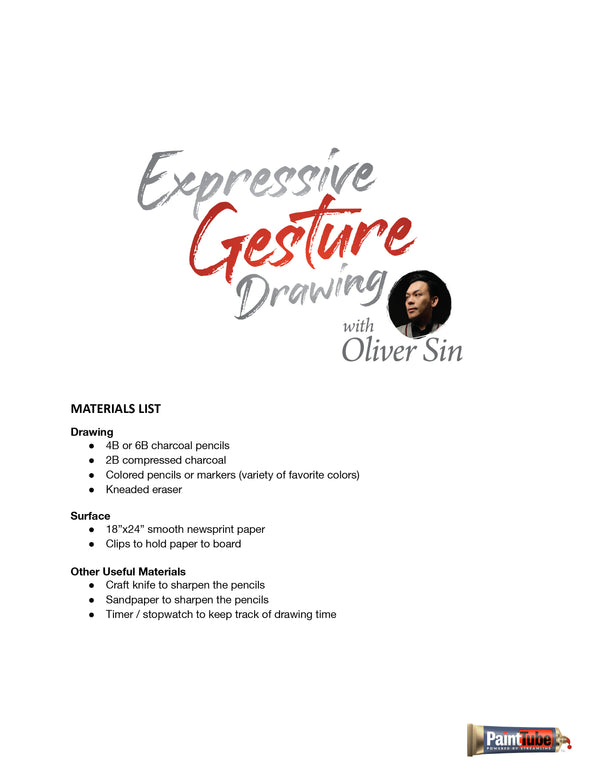 Oliver Sin: Expressive Gesture Drawing - PaintTube.tv