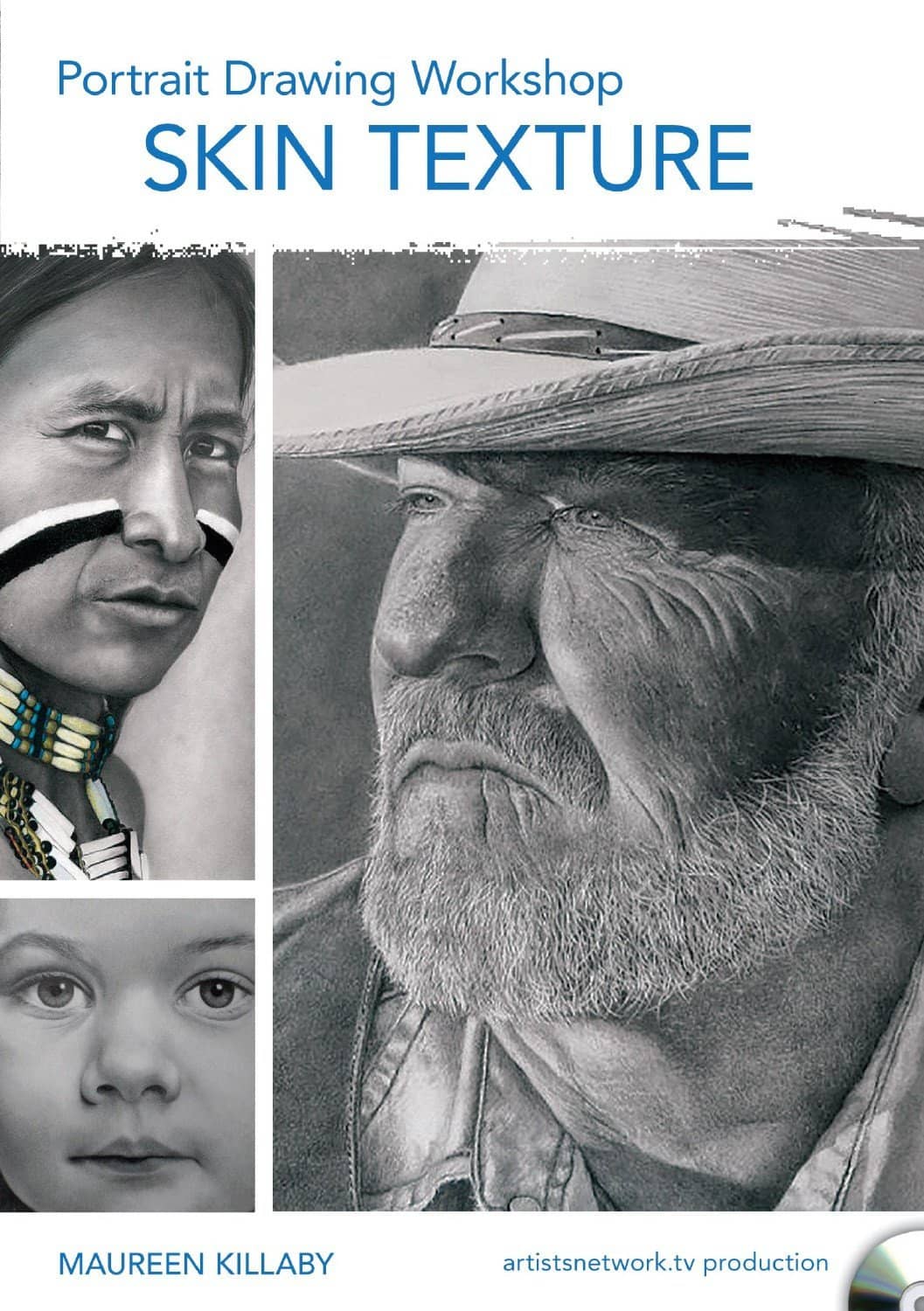 Maureen Killaby: Portrait Drawing Workshop - Skin Textures - PaintTube.tv