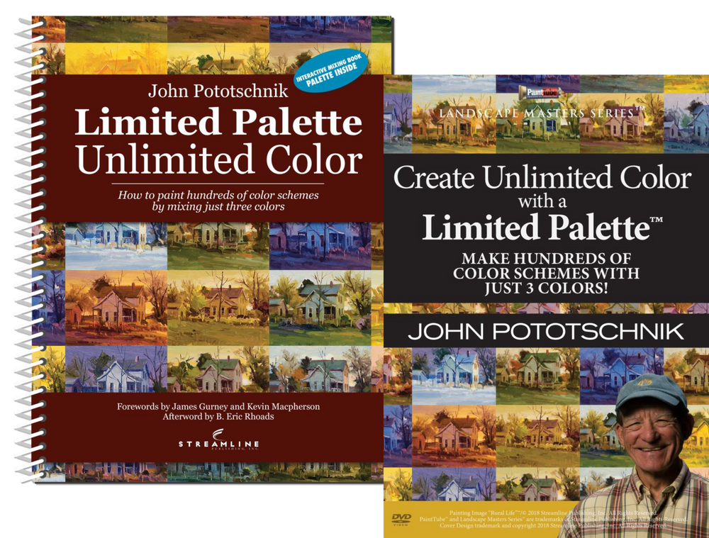 John Pototschnik Limited Palette Unlimited Color Soft Cover Book