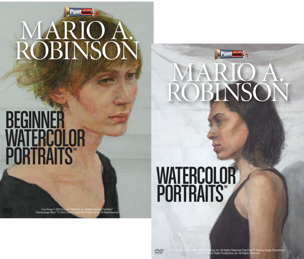 Mario A. Robinson: Beginner Watercolor Portraits - PaintTube.tv