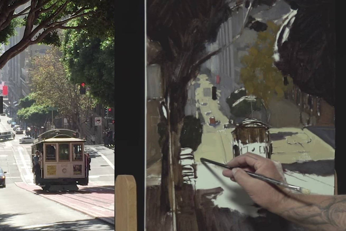 Scott W. Prior - Painting the Urban Landscape - PaintTube.tv